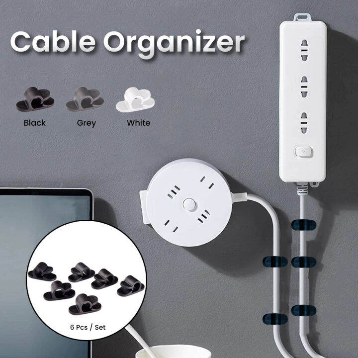 Wire Line Organizer, Cable Organizer Clip Ties Fastener cable storage ...