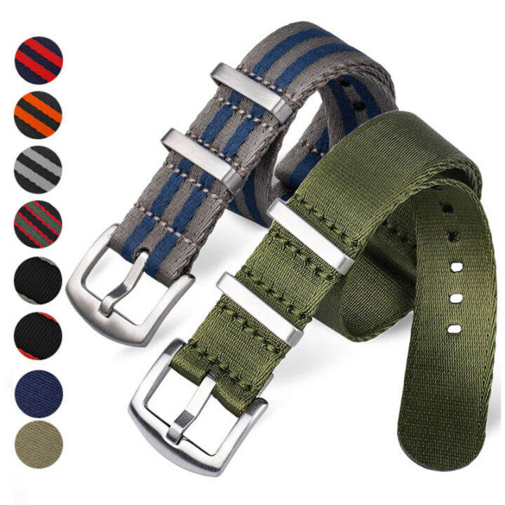 20mm 22mm Nylon Watchband High Quality Nato Wristbelt compatible for ...