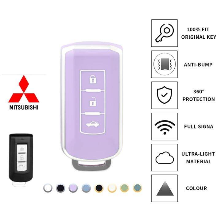 TPU Car Key Cover for Mitsubishi Xpander gls 2023 Montero gt 2022 ...