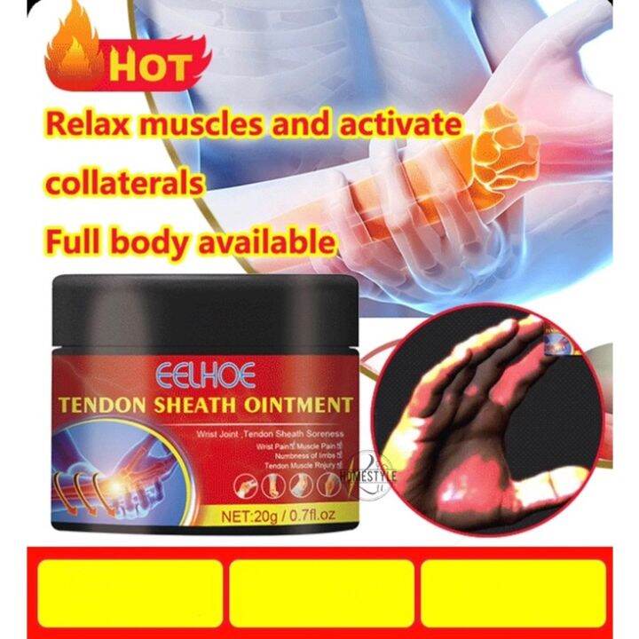 EELHOE Tendon Sheath Pain Cream Relieve Wrist Joint Muscles and Bones ...