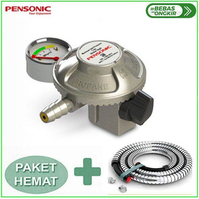 Selang Gas Paket Pensonic LPG-1G SNI Regulator LPG Tekanan Rendah ...