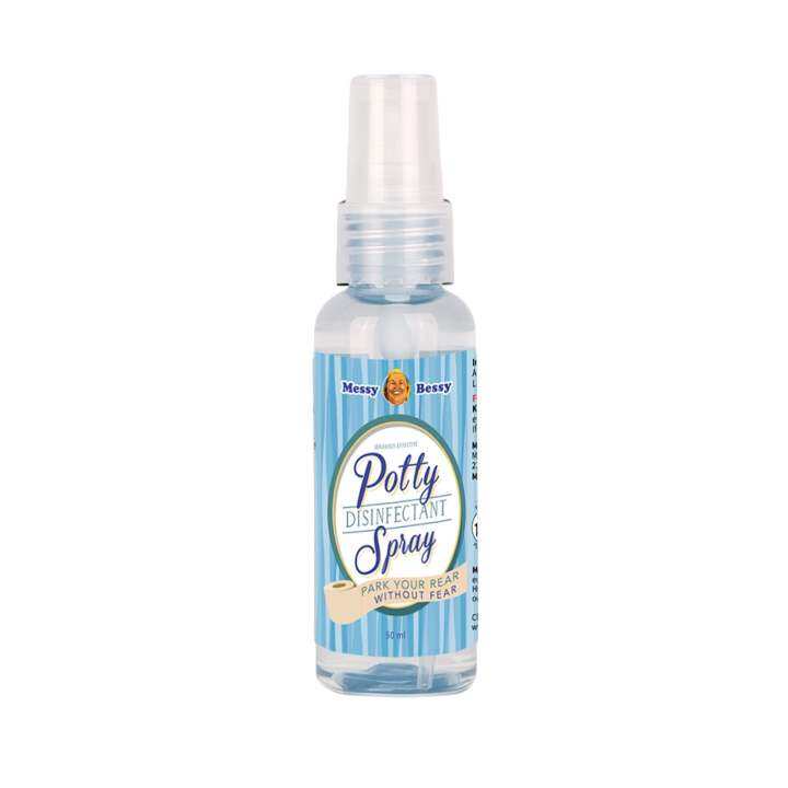 Messy Bessy Natural Potty Toilet Disinfectant Spray (50ml) | Lazada PH