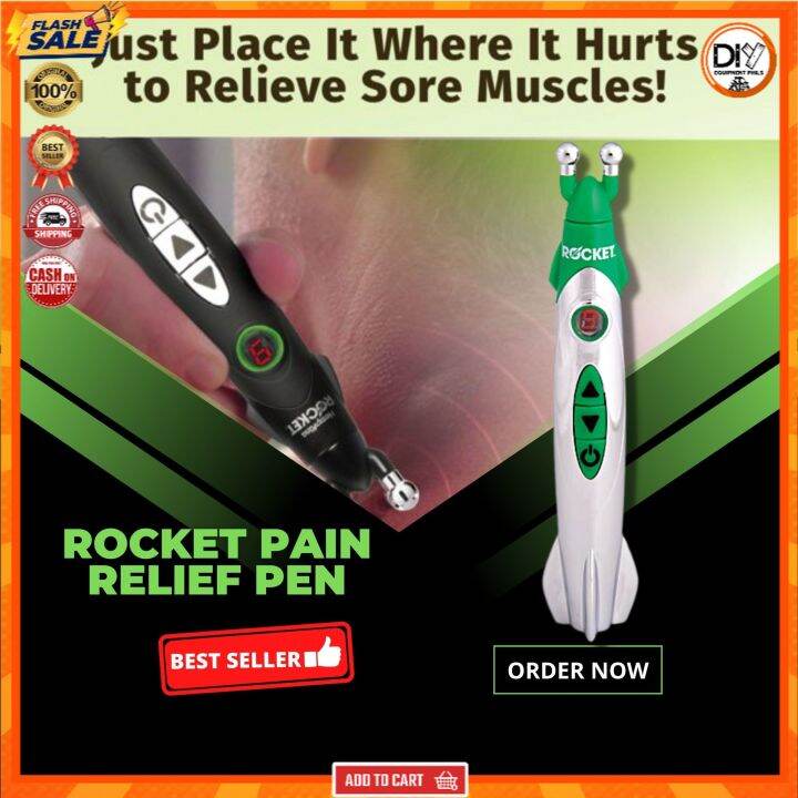 HEMPVANA ROCKET PAIN RELIEF PEN WIRELESS TENS THERAPY PORTABLE MUSCLE ...