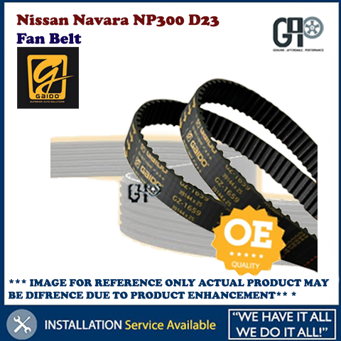 Nissan Navara NP300 D23 2016-2020 Gaido Fan Belt 7PK1750 / 4PK820 | Lazada