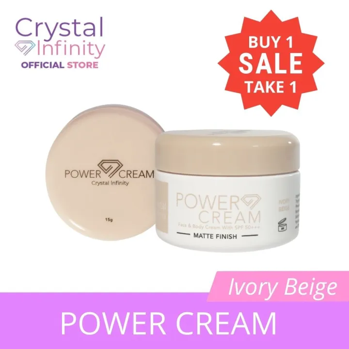 Crystal Infinity Power Cream Ivory Beige 15g | Lazada PH