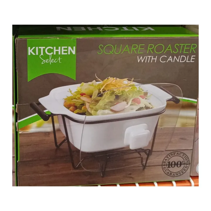 Kitchen Select Square Roaster With Candle | Lazada PH