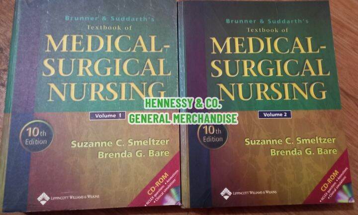 Brunner & Suddarth's Textbook of Medical-Surgical Nursing | Smeltzer & Bare 10th Ed. Vol1&2 Used ...