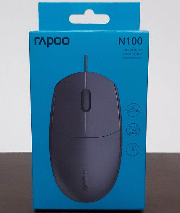 Rapoo wired optical mouse N100 | Lazada PH