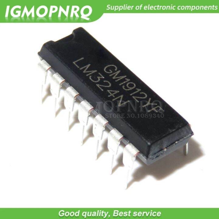 10pcs LM324N LM324 DIP-14 Operational Amplifiers - Op Amps Quad Operational Amp new original ...