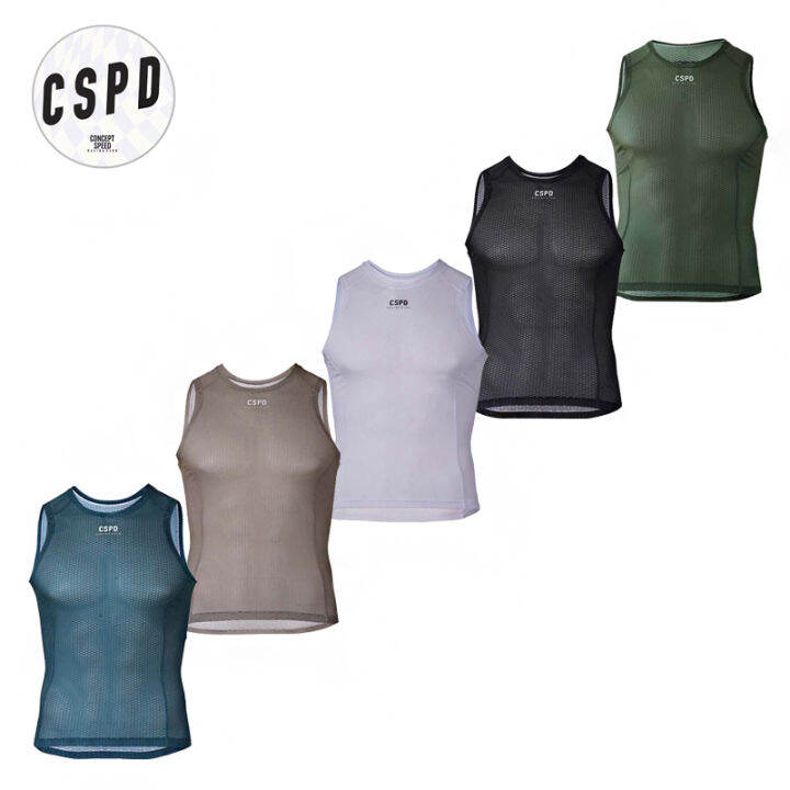 CSPD CONCEPT SPEED LOGO BASELAYERS เสื้อกล้ามปั่นจักรยานแขนกุด | Lazada ...