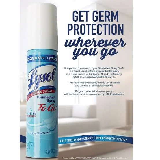 Lysol Disinfectant Spray Blue | Lazada PH