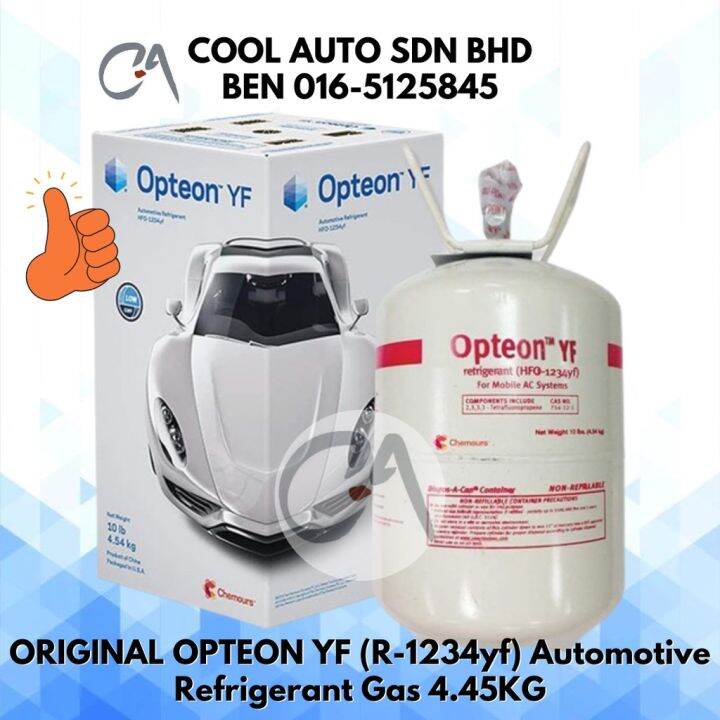 🔥READY STOCK🔥ORIGINAL Opteon YF (R-1234yf) Automotive Refrigerant Gas 4 ...