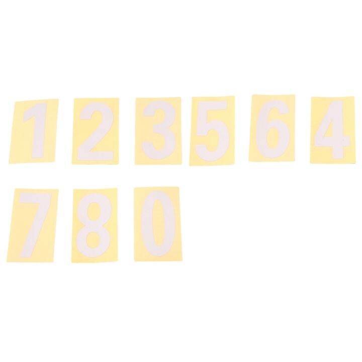 Mailbox Numbers for Outside, 10 Sets 0-9 Reflective Number Stickers ...