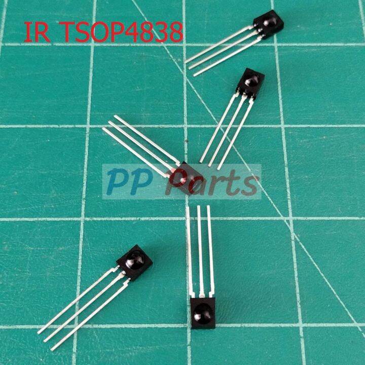 ตัวรับ สัญญาณ รีโมท Remote เซ็นเซอร์ อินฟราเรด Photo IR Infrared Receiver Module #IR TSOP4838 (1 ...