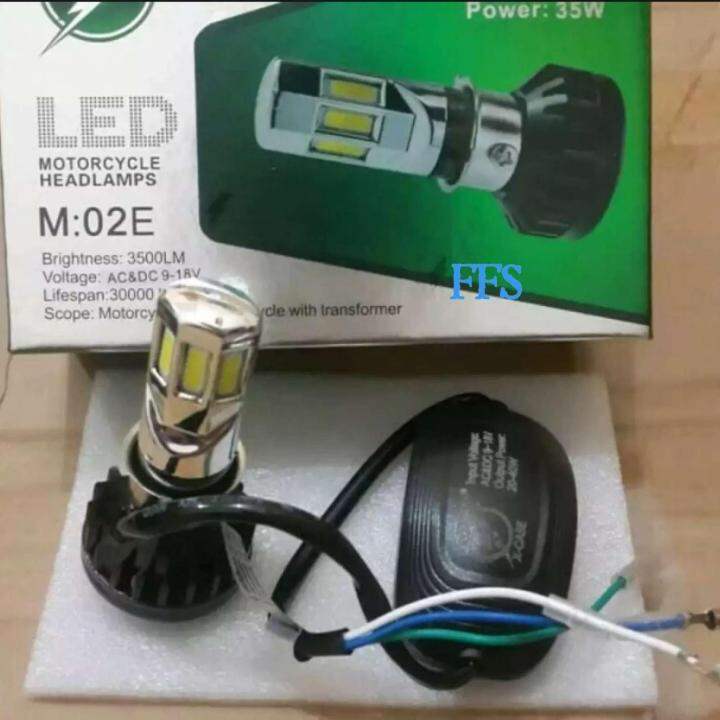 Lampu Motor depan LED 35 WALT Dengan lampu 6 sisi, ada kipasnya pada ...