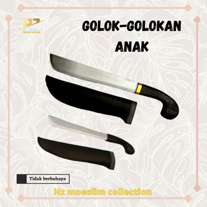 Golok golokan mainan kayu {tidak berbahaya berbahan kayu} | Lazada ...