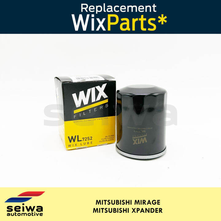 Mitsubishi Mirage Oil Filter - Mitsubishi Xpander Oil Filter - Wix Auto ...