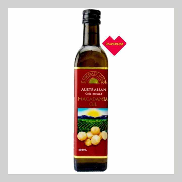 SUNCOAST GOLD Cold Pressed Australian 100% Macadamia Oil , 500mL | Lazada