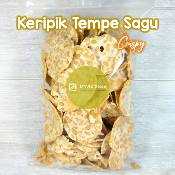 KERIPIK TEMPE SAGU - BERAT BERSIH 250 GR - TEMPE SAGU - KERIPIK KILOAN ...