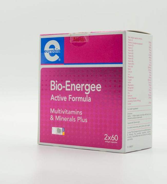 Eurobio Bio-Energee Active Formula 2 x 60's | Lazada