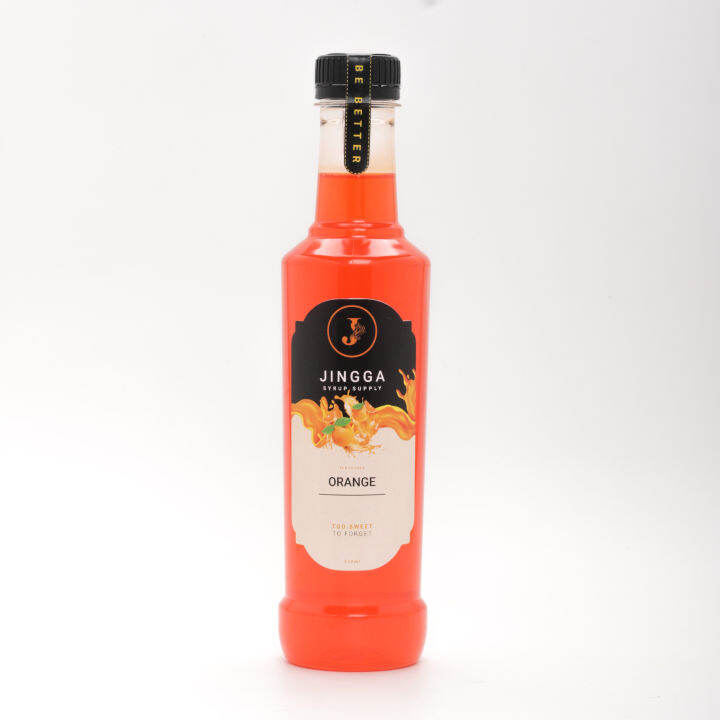 JINGGA Orange Syrup 350 ml - Sirup Flavour Orange Untuk Coffee Mocktail ...