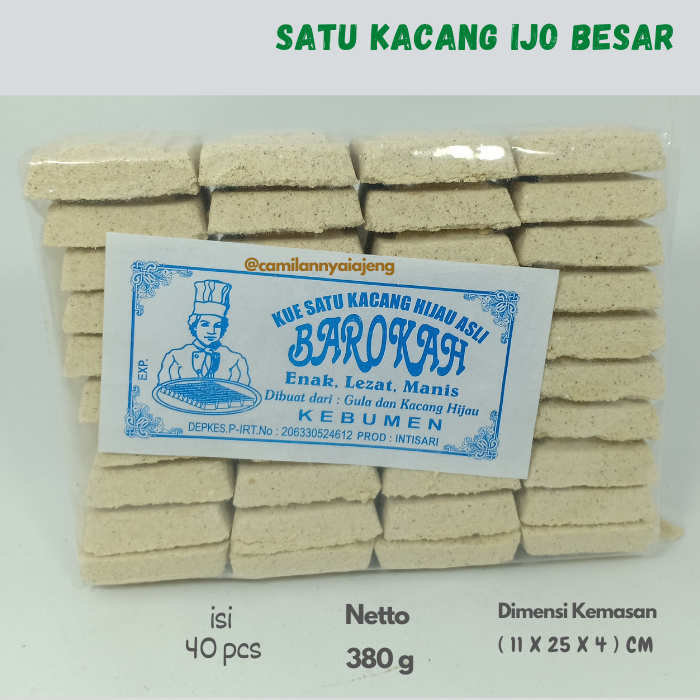 Kue Satu Satru Kacang Hijau Ijo Barokah Jajanan Tradisional Asli Khas ...