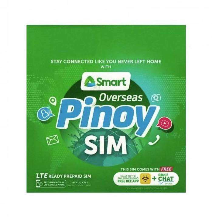 Smart Pinoy Roaming Simcard Brand New Fresh (Ang Sim para sa Overseas Pinoy) | Lazada PH
