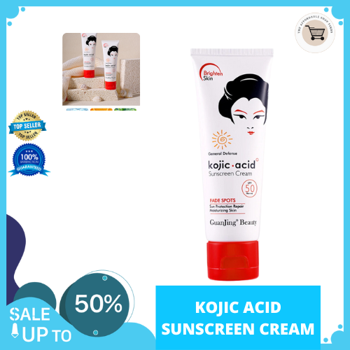 Kojic Acid Sunscreen SPF50 Moisturizing Skin Care Sunscreen | Lazada PH