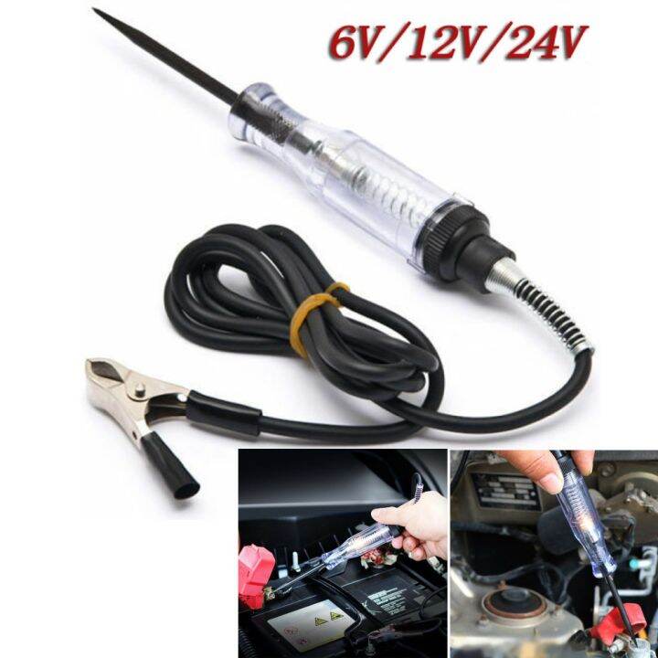 6V,12V,24V DC-Car Voltage Circuit Tester System Probe Continuity Auto ...