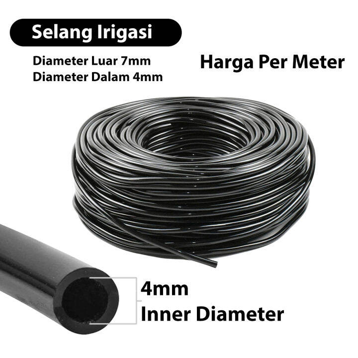 Selang Irigasi Kebun Selang Air PVC Tabung Irigasi Tetes Mikro untuk ...