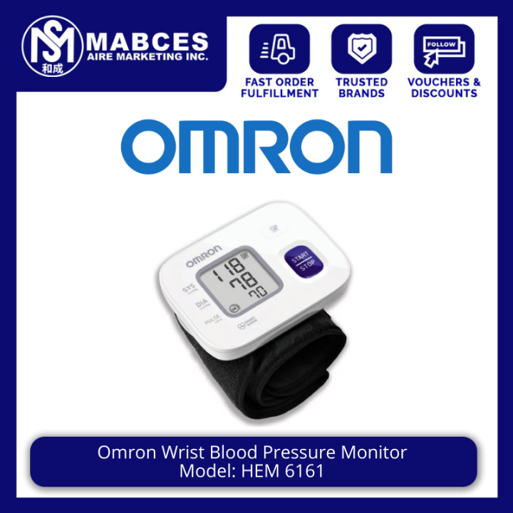 Omron Wrist Blood Pressure Monitor HEM 6161 | Lazada PH