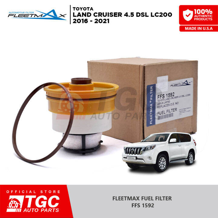 Fleetmax Fuel Filter for TOYOTA LAND CRUISER 4.5 DSL LC200 2016 - 2021 ...