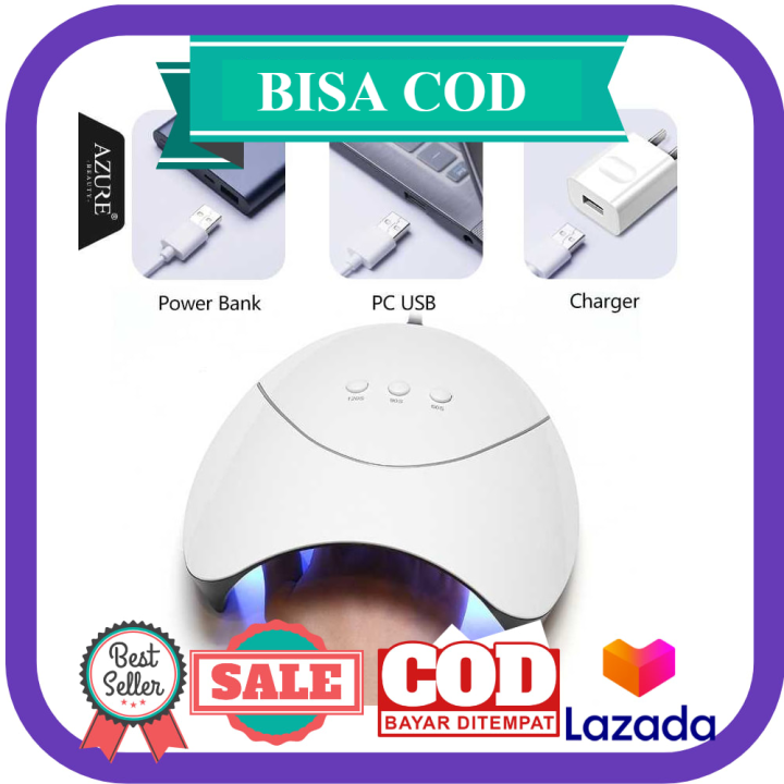 Pengering Kutek Kuku Smart Portable UV LED Nail Dryer 36W Pengering Kuku Yang Sangat Efisien ...