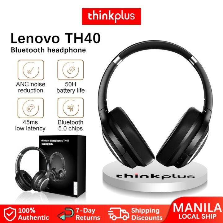TH40 Headphone Headphones HIFI Stereo Noise Reduction With Mic | Lazada PH