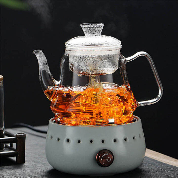 BORREY Induction Cooker Gas Stove Universal Heat Resistant Glass Teapot ...
