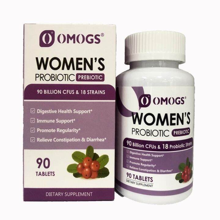 wwlf722duuib47 Authentic Omogs Probiotics For Women With Cranberry 90 ...