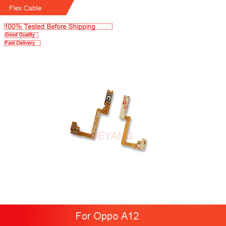 For Oppo A12 Power On Off Volume Up Down Button Key Flex Cable ...