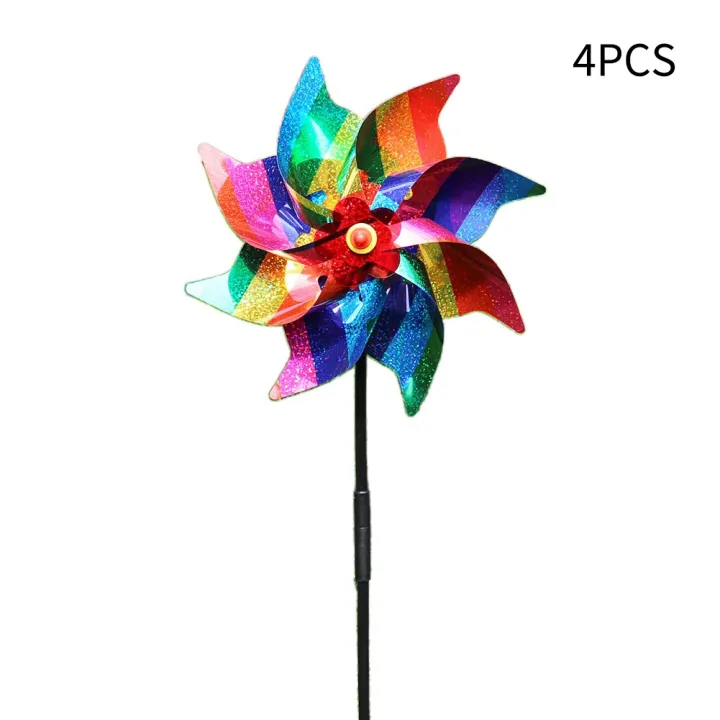 Pinwheel Reflective Pinwheel Bird Deterrent Pinwheel Plastic Protection ...