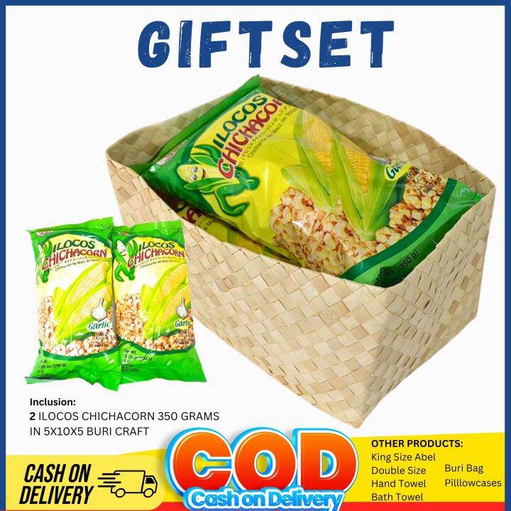 ILOCOS SNACKS GIFT SET CHICHACORN CHICHAPOP ILOCOS CHICHARON BAGNET ...