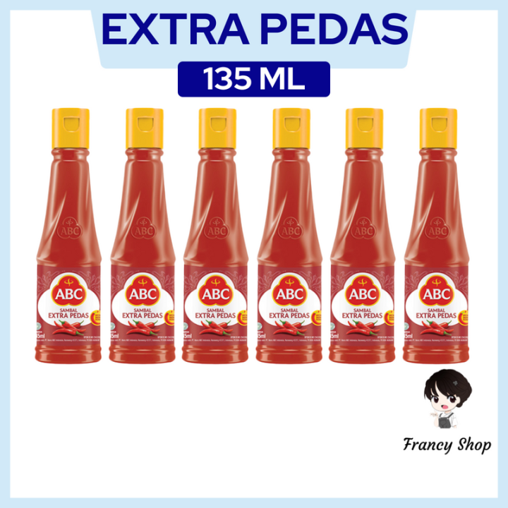 Paket Murah Saos Sambal ABC Extra Pedas 135 ml x6 Pcs | Lazada Indonesia