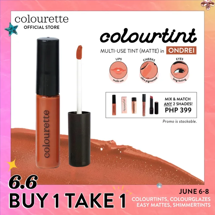 Colourette Colourtint in Ondrei (Matte) Long-Lasting, Matte Lip Tint ...