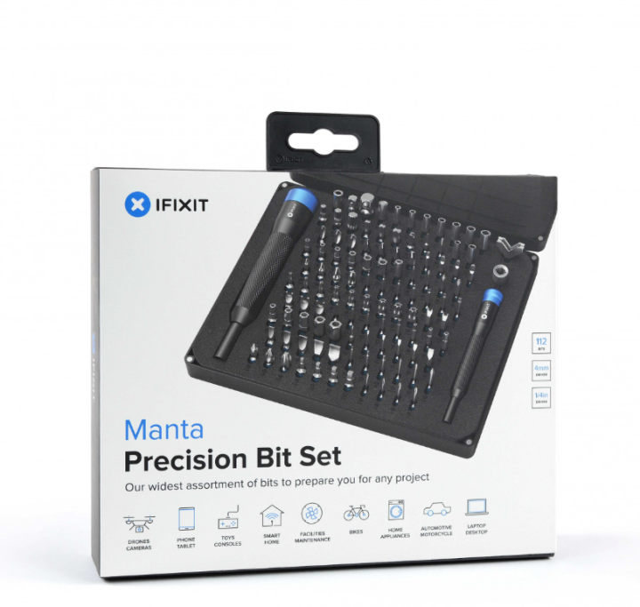 iFixit Manta Driver Kit [SG Seller] - 114 Piece Bit Kit | Lazada Singapore