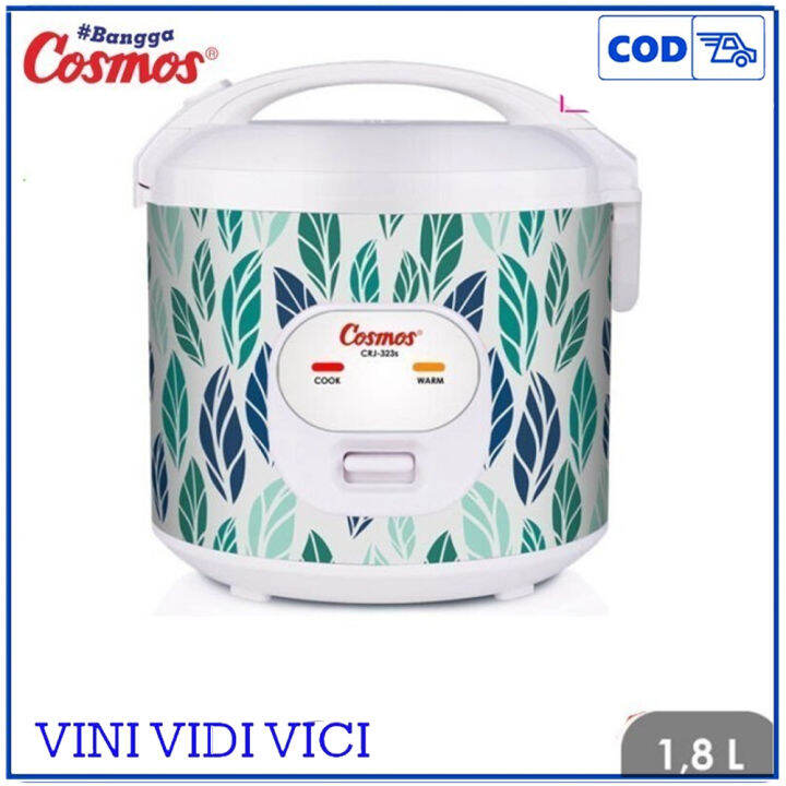 RICE COOKER COSMOS/MAGIC COM COSMOS CRJ 323 SWG Kapasitas 1,8 Liter NEW ...