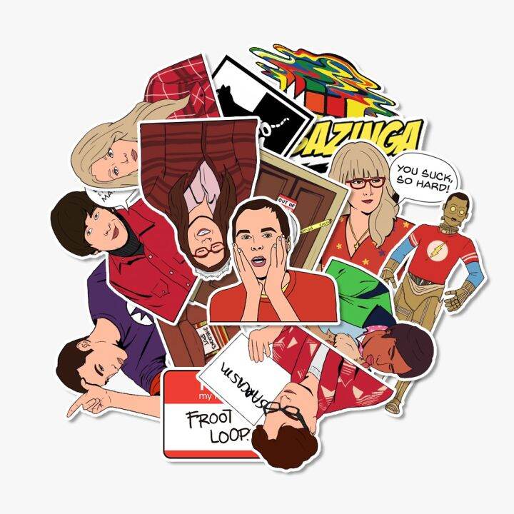 L/,The Big Bang Theory Sticker Set (Waterproof Vinyl) | Lazada PH