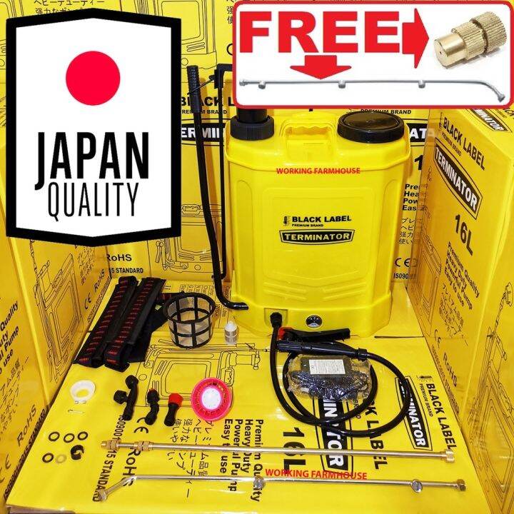HOT SELL [JAPAN TERMINATOR] KNAPSACK SPRAYER 2 in 1 Electric ...
