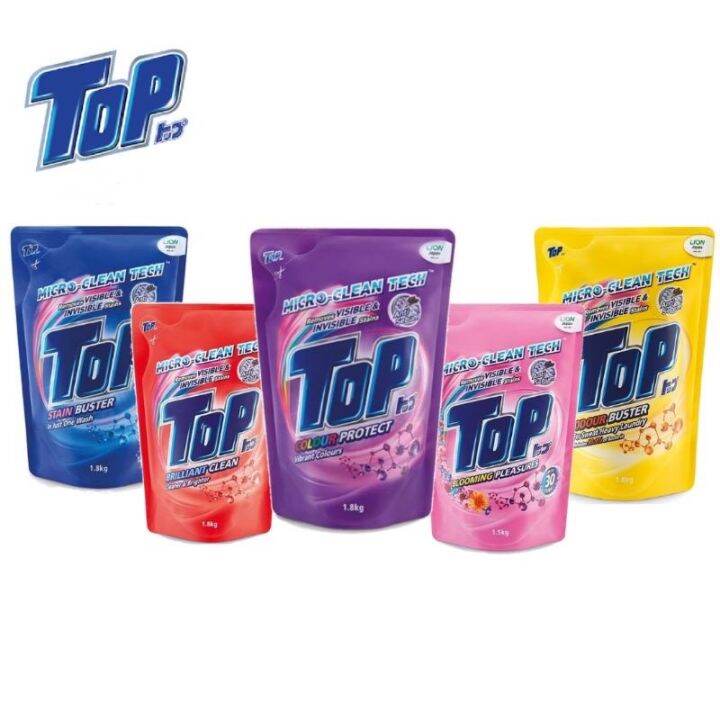Top Liquid Detergent Refill Pack 1.8kg/1.5KG | Lazada