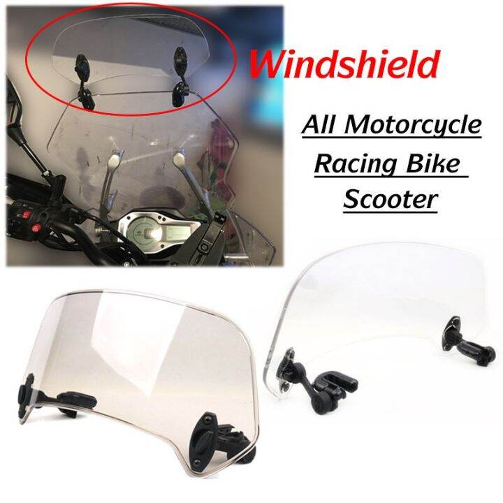 Adjustable Windscreen Windshield Extension Spoiler Wind Deflector ...
