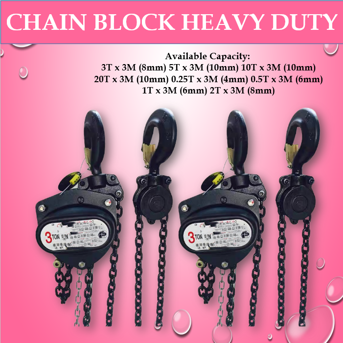 0.25T -20T Chain Block Heavy Duty Chain MANUAL LIFTING BLOCK HSZ TYPE ...