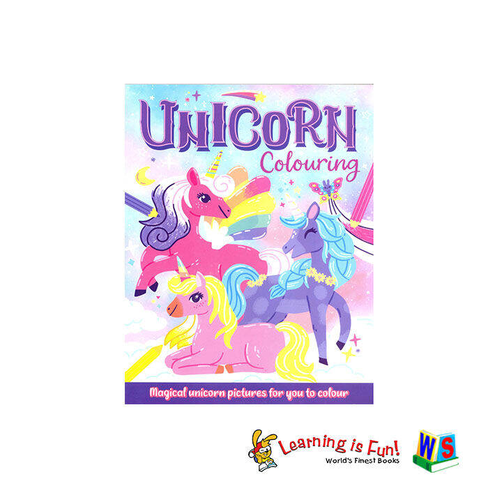 AWESOME COLORING BOOK 36 PICTURES-UNICORN | Lazada PH