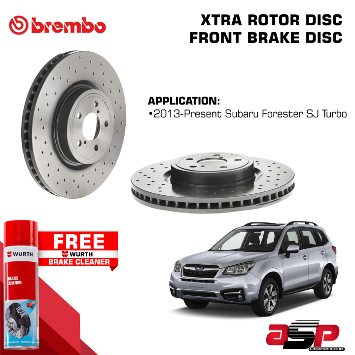 Brembo XTRA Front Brake Disc / Rotor Disc For Subaru Forester SJ XT Turbo | Lazada PH